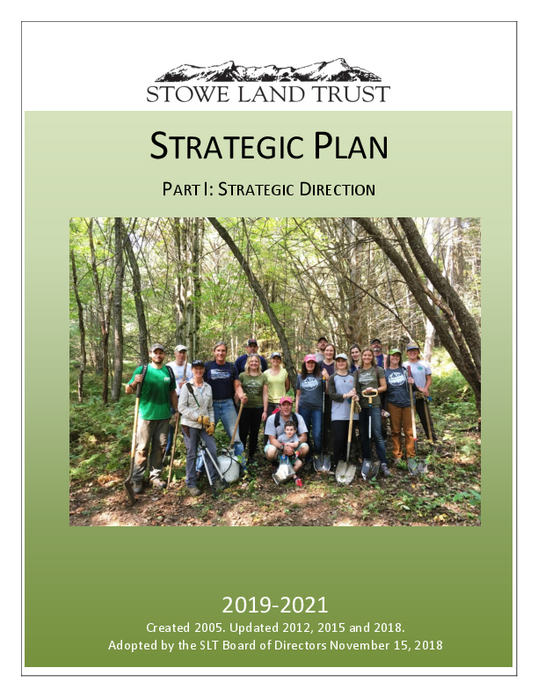 Strategic Plan - Stowe Land Trust